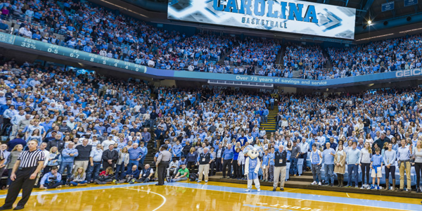 North Carolina Tar Heels Gigapixel Fan Photo - Powered by Blakeway ...